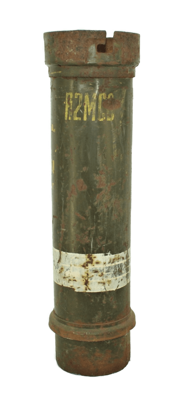 155 HOWITZER US shell container - Military Classic Memorabilia