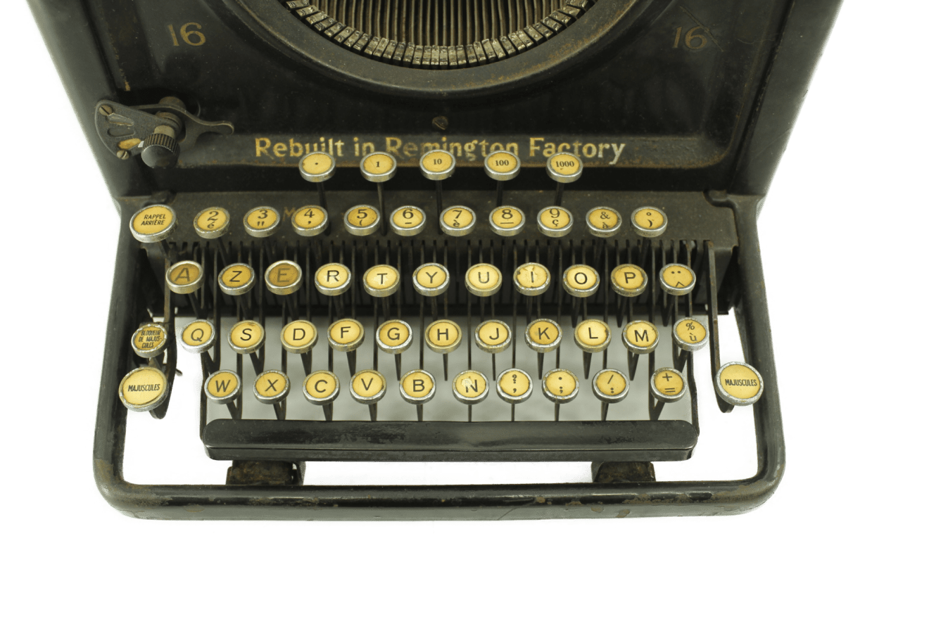 REMINGTON type 16 typewriter - Military Classic Memorabilia