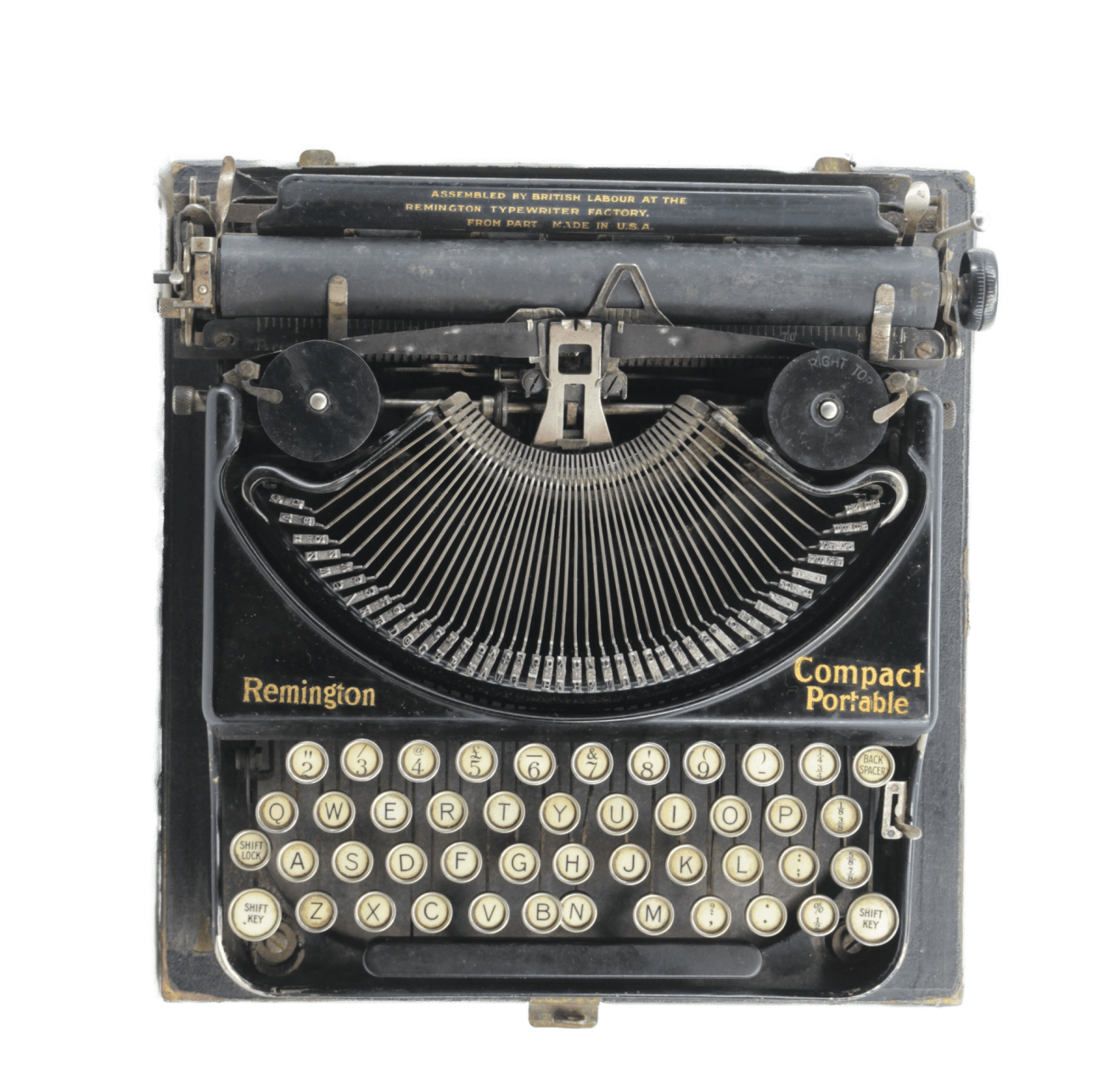 REMINGTON -USA portable typewriter - Military Classic Memorabilia