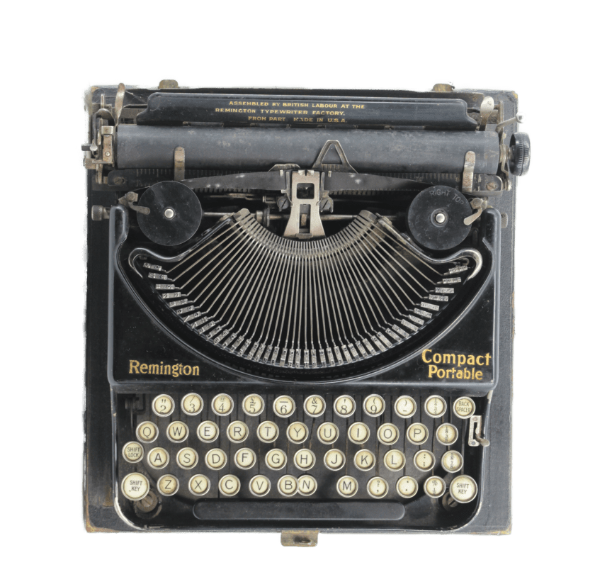 REMINGTON -USA portable typewriter - Military Classic Memorabilia