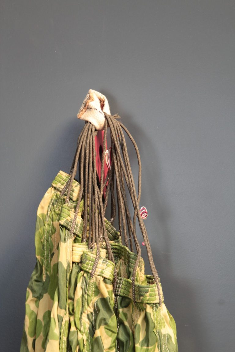 US T5 PARACHUTE camouflaged canopy - 1943 - Military Classic Memorabilia