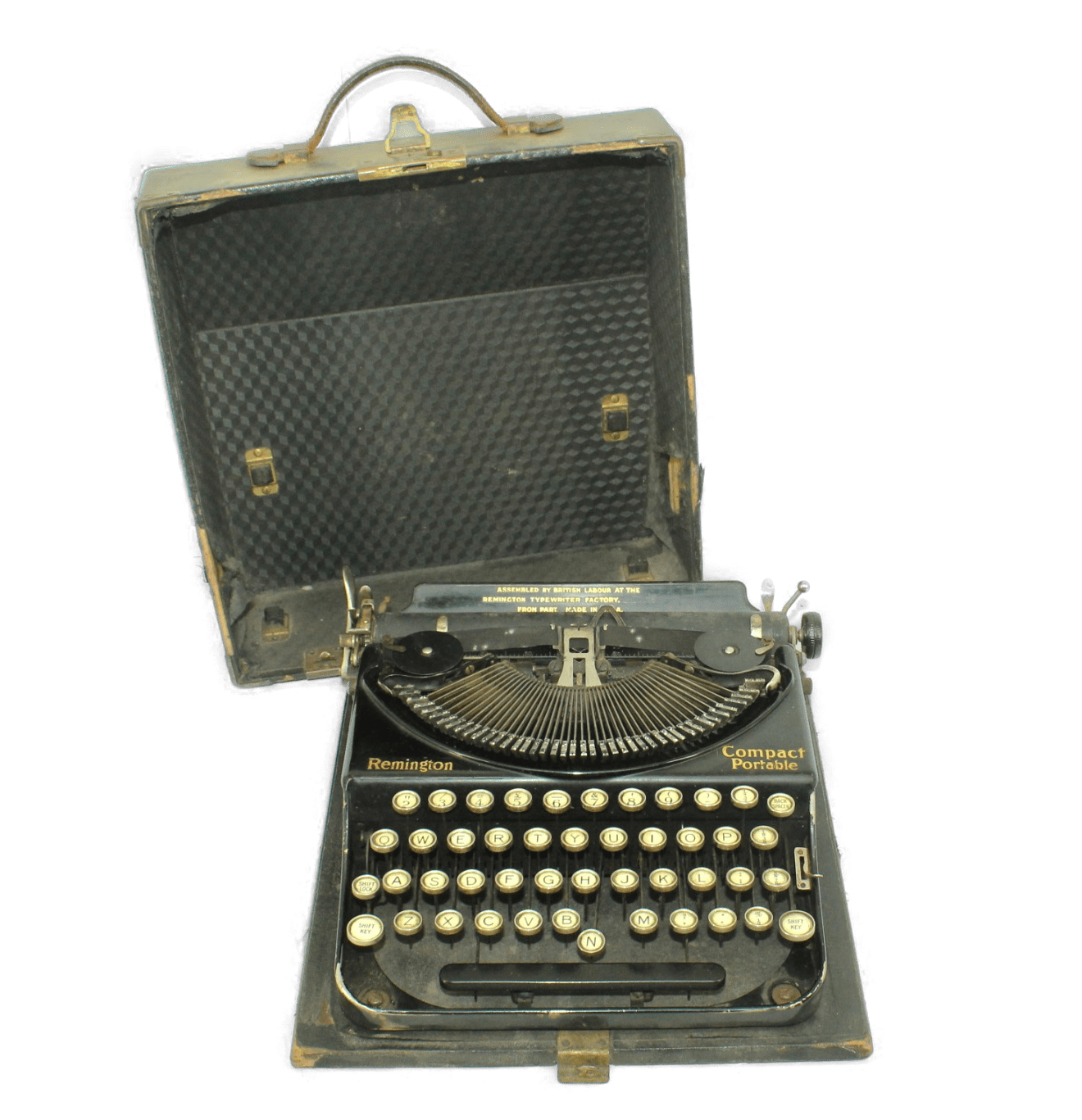 REMINGTON -USA portable typewriter - Military Classic Memorabilia