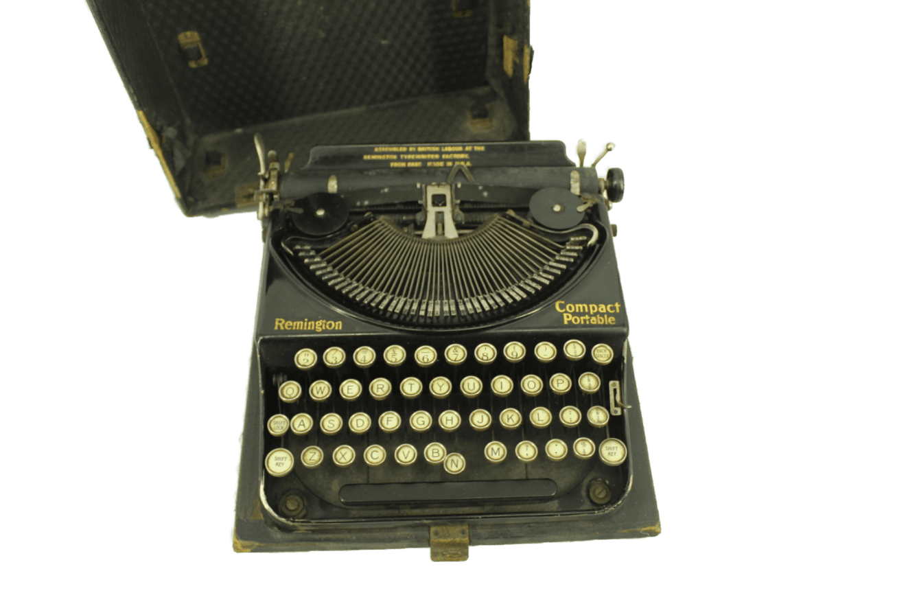 REMINGTON -USA portable typewriter - Military Classic Memorabilia