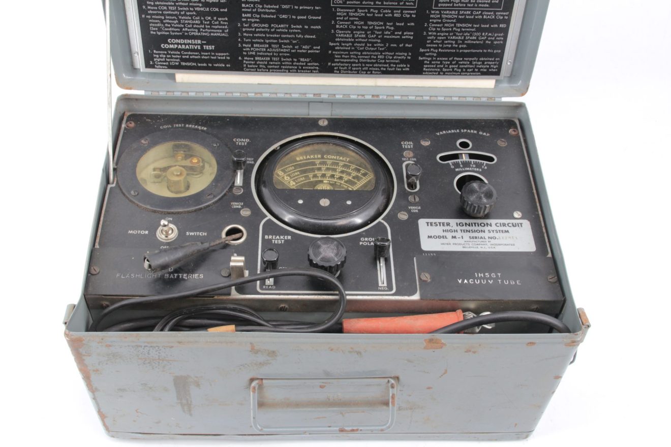 IGNITION CIRCUIT TEST CASE MODEL M-1 - Military Classic Memorabilia