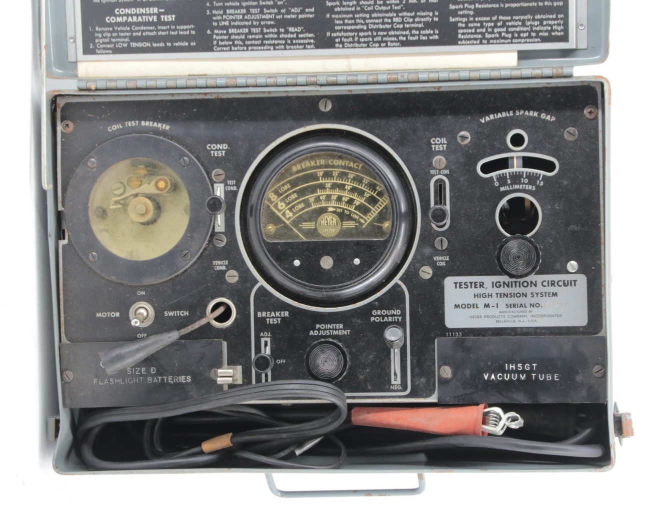 IGNITION CIRCUIT TEST CASE MODEL M-1 - Military Classic Memorabilia