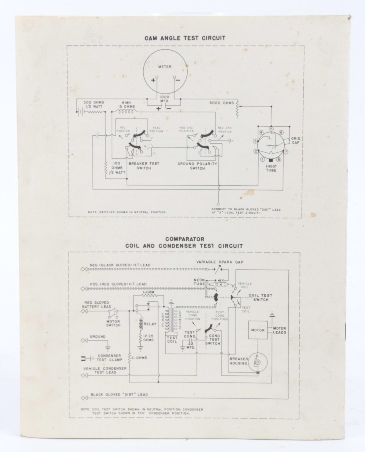 IGNITION CIRCUIT TEST CASE MODEL M-1 - Military Classic Memorabilia