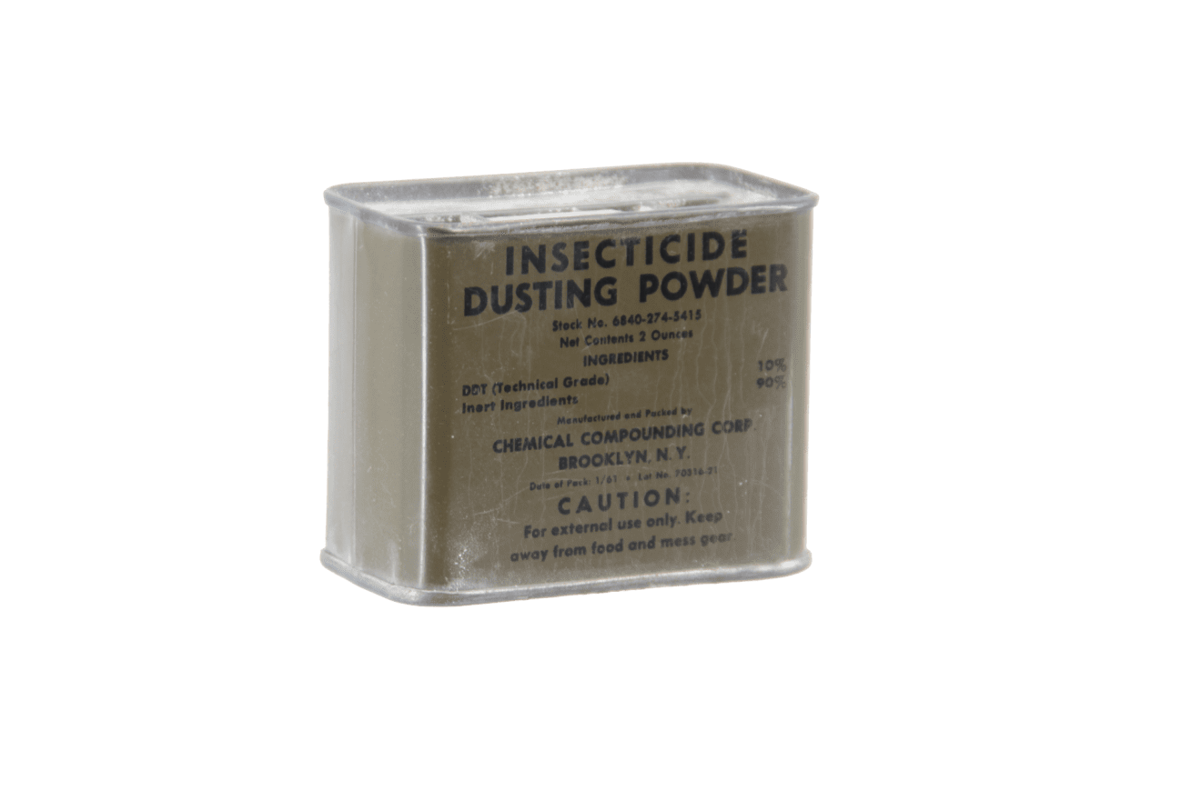 INSECTICIDE DUSTING POWDER BOX - Military Classic Memorabilia