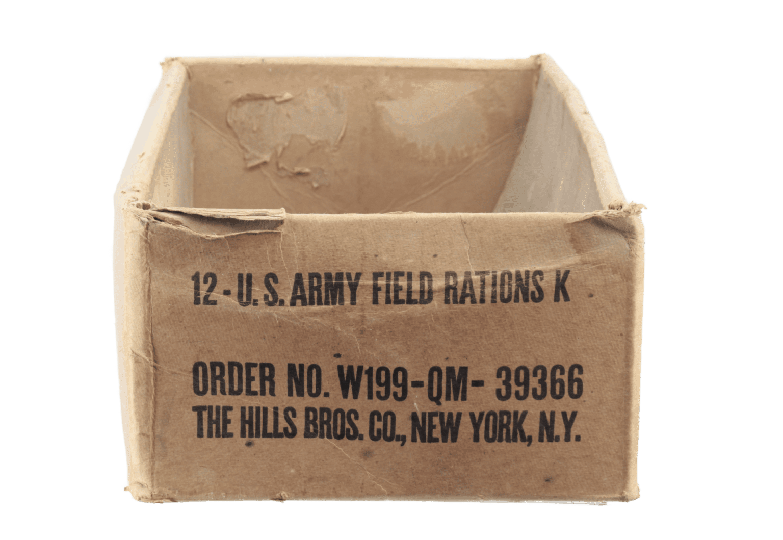 CARTON DE RATION K - US ARMY - Military Classic Memorabilia
