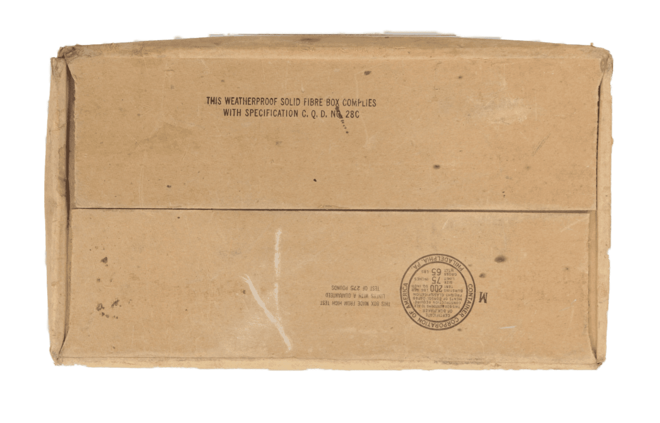 K RATION BOX - US ARMY - Military Classic Memorabilia