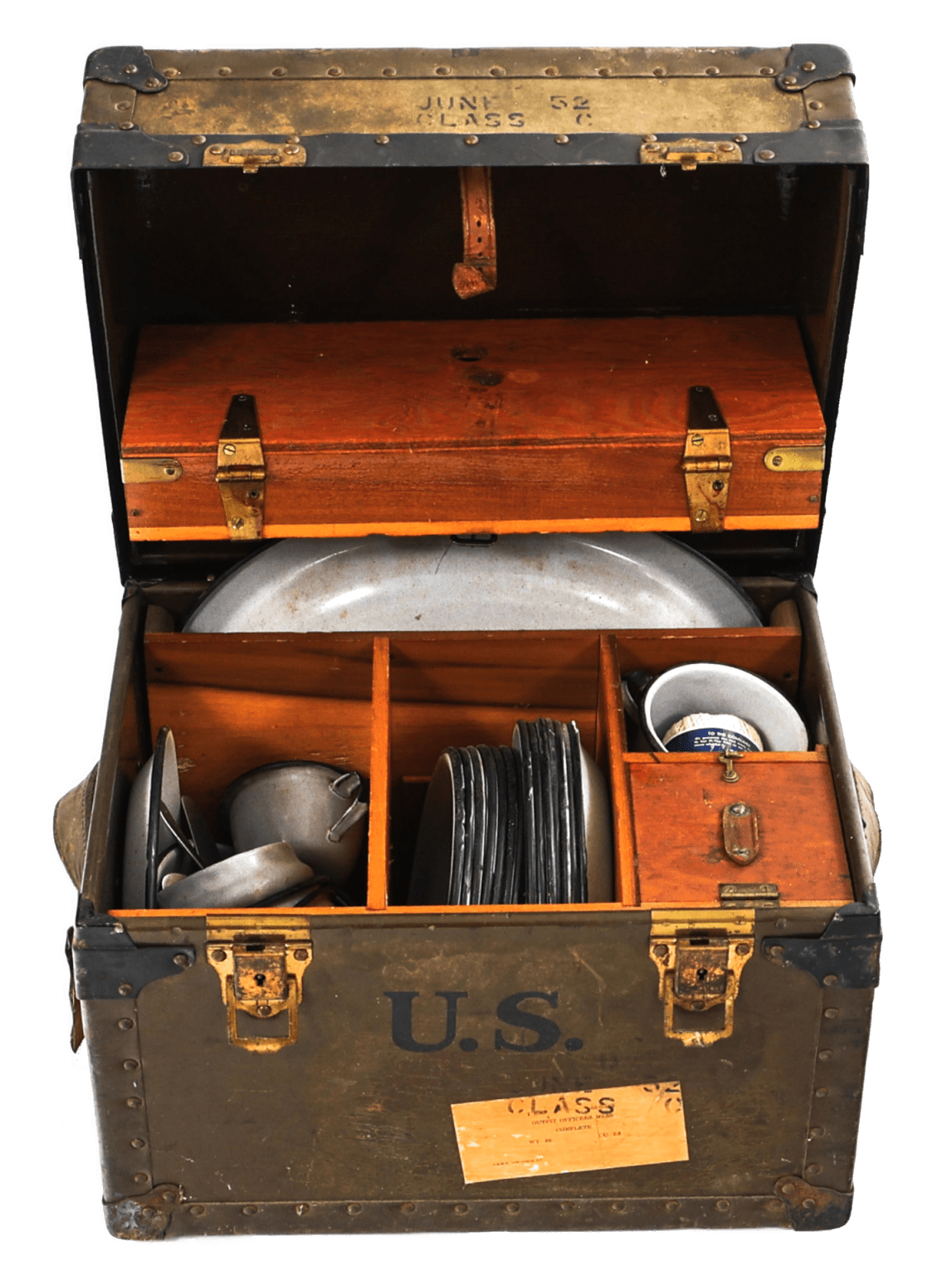 OUTFIT OFFICER'S MESS KIT M-1941 - Military Classic Memorabilia