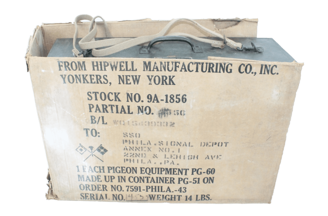 US ARMY PG-51 PIGEON CONTAINER in original box 1943 - Military Classic ...