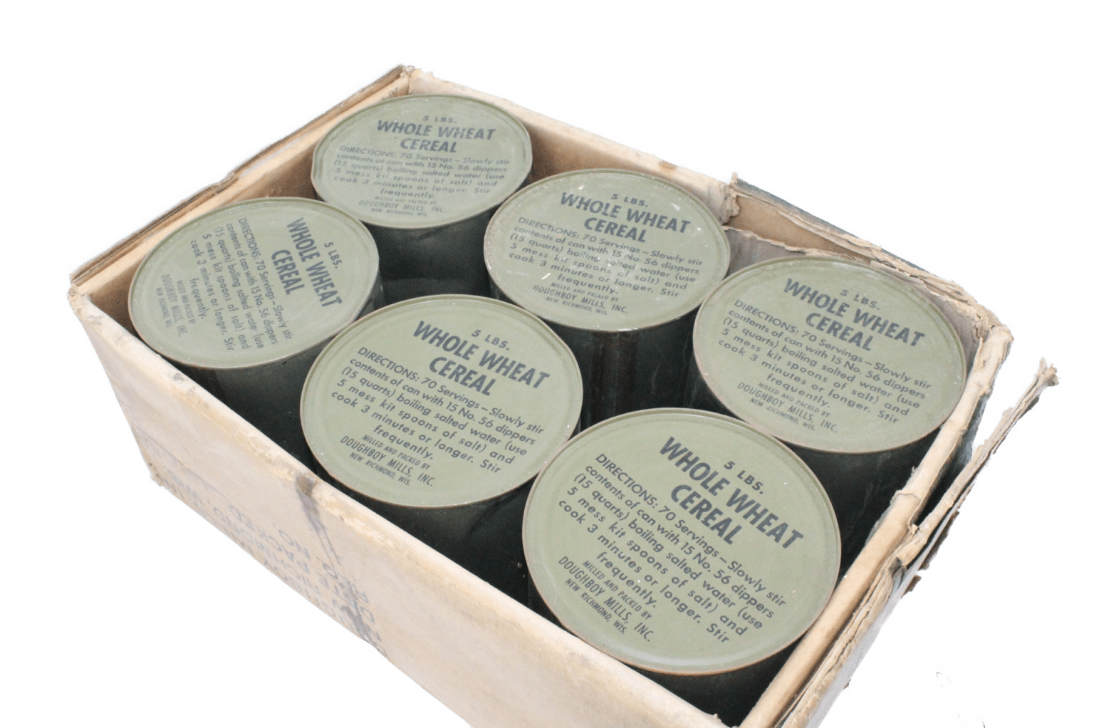 Complete US V2S RATION CARTON - Military Classic Memorabilia