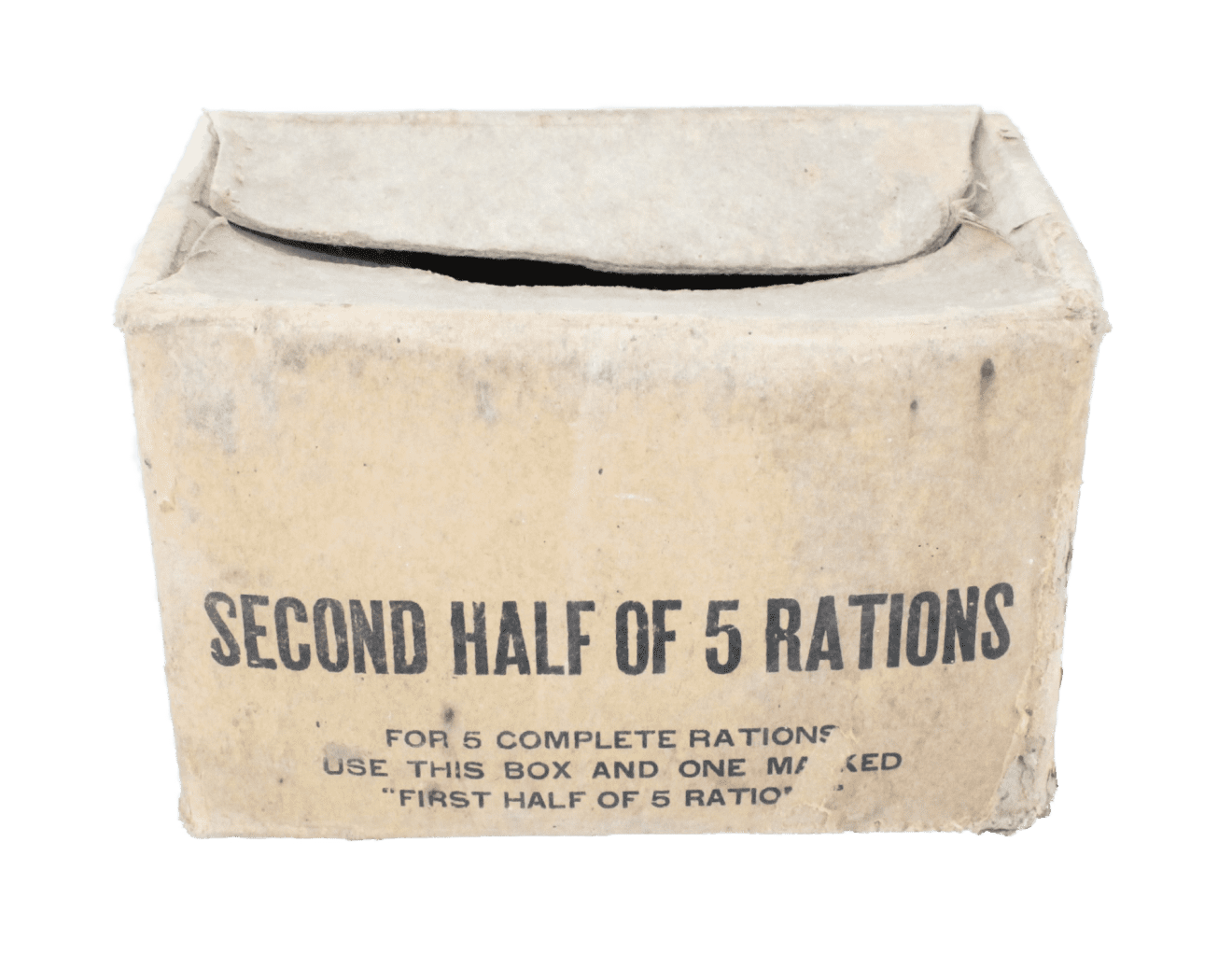 US ARMY ration card, Menu #3 - Military Classic Memorabilia