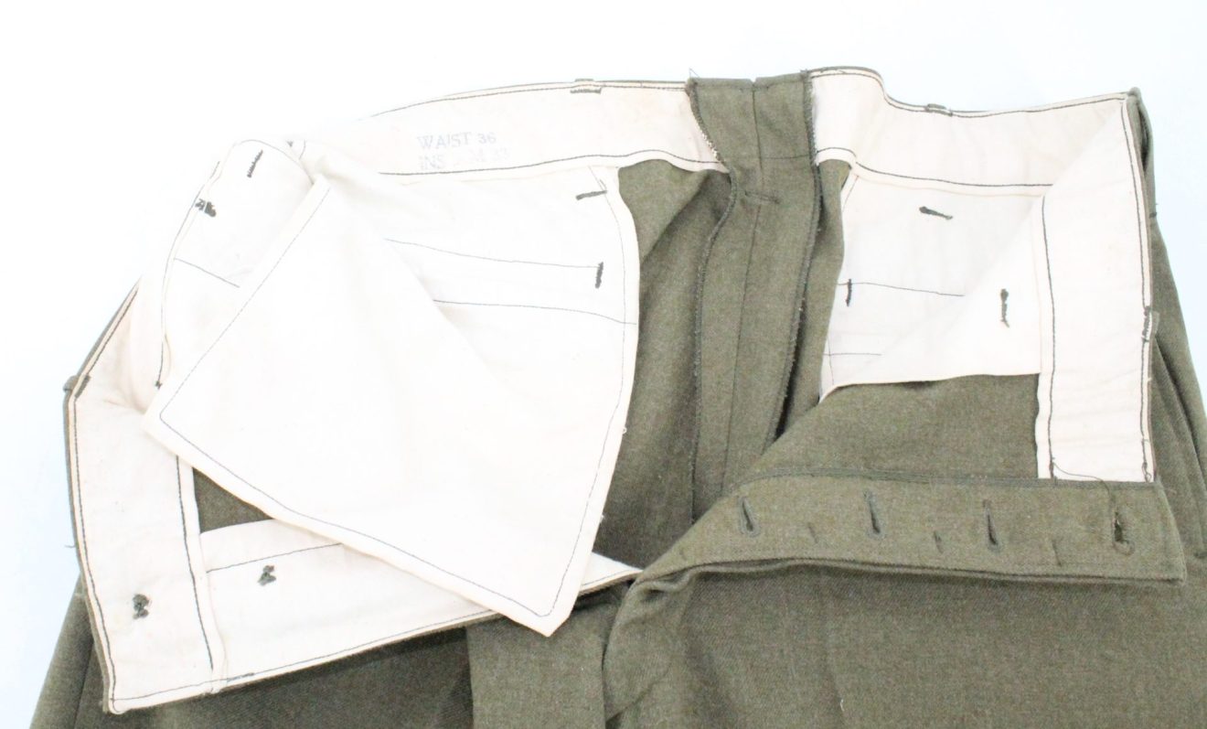 US ARMY WOOL PANTS M-1937 - Military Classic Memorabilia