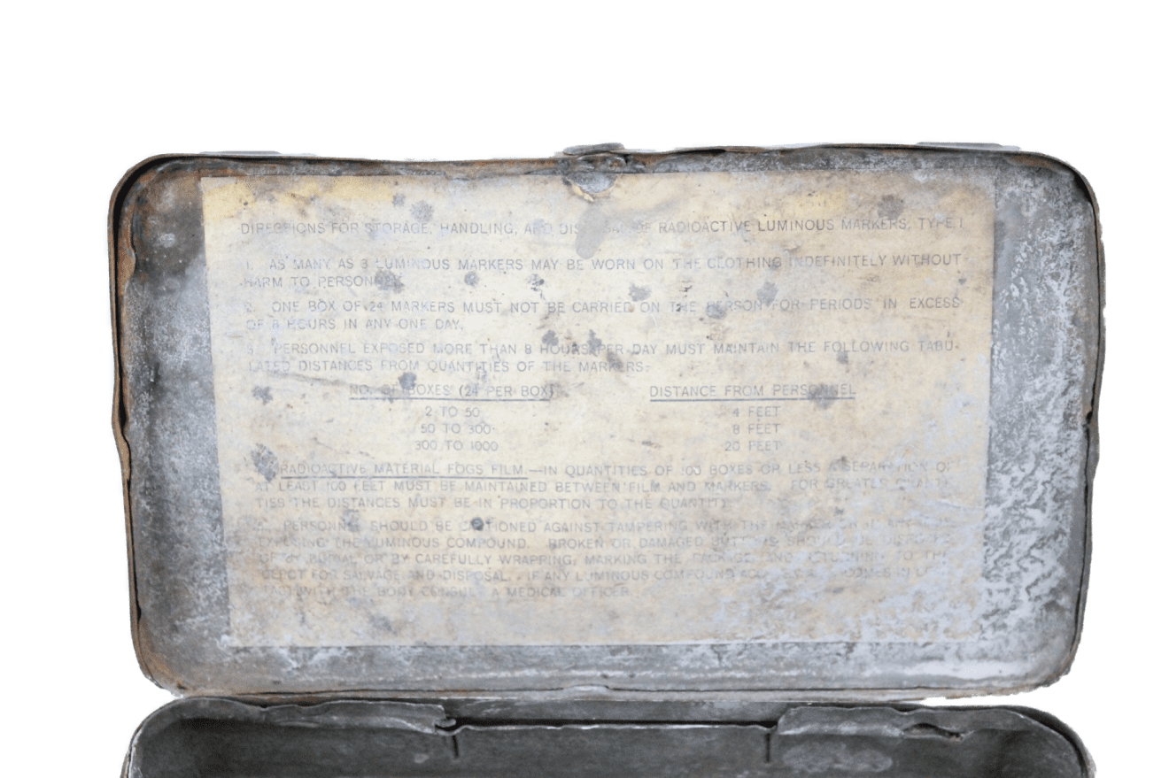 Type I luminous marker disc box - US paratrooper - Military Classic ...