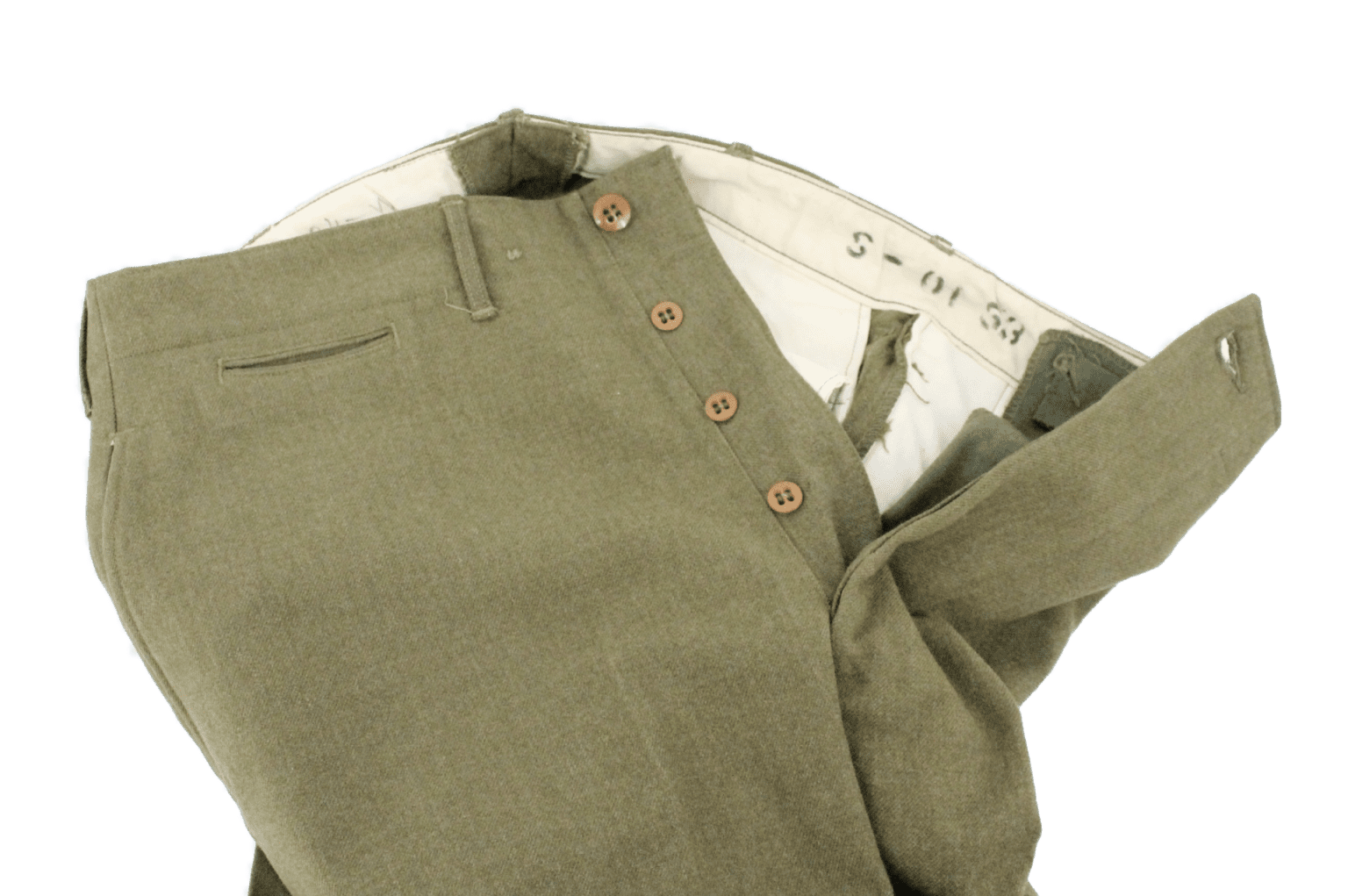 US ARMY WOOL PANTS M-1937 - Military Classic Memorabilia