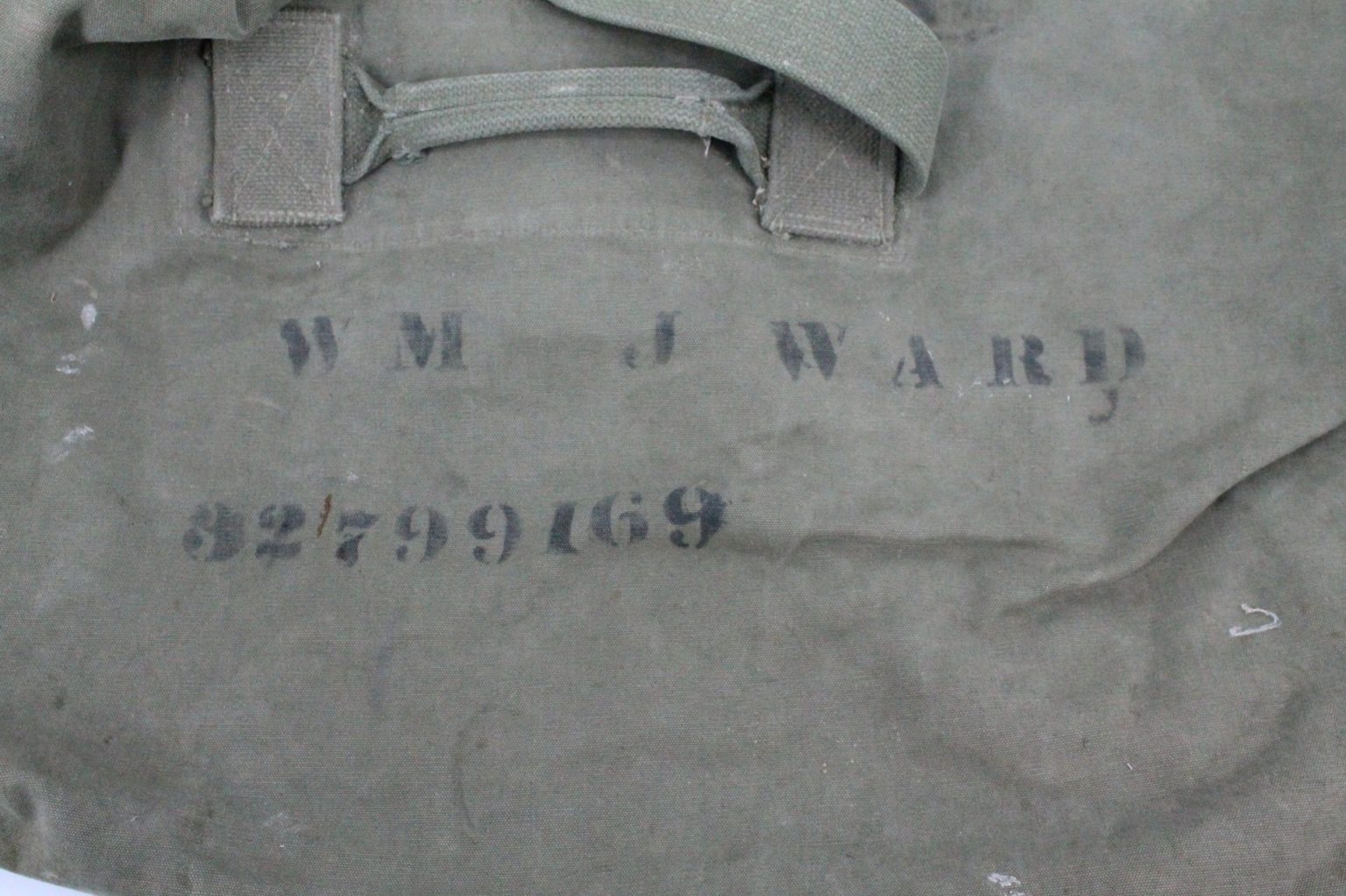 US PACK BAG - Nominative & color-coded - Military Classic Memorabilia