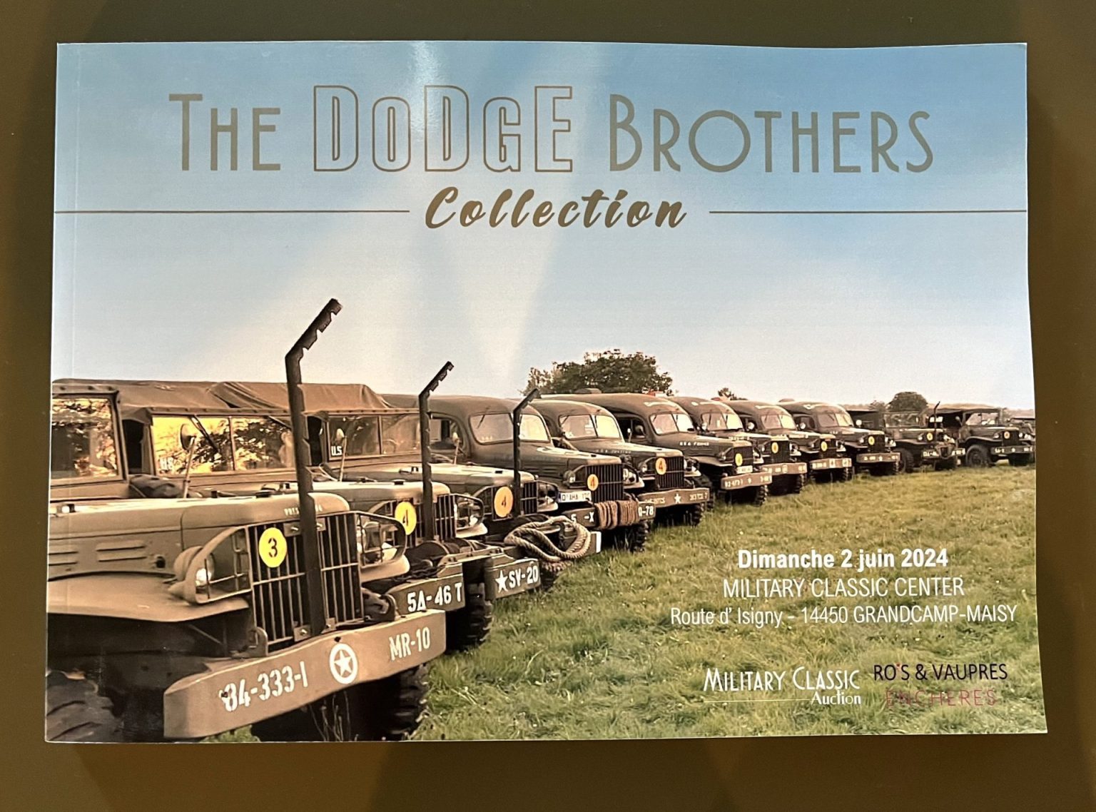 CATALOGUE "The Dodge Brothers Collection"- vente du 2 Juin 2024 ...