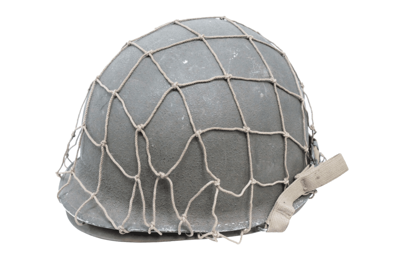 US M1 HELMET WITH NET - Military Classic Memorabilia