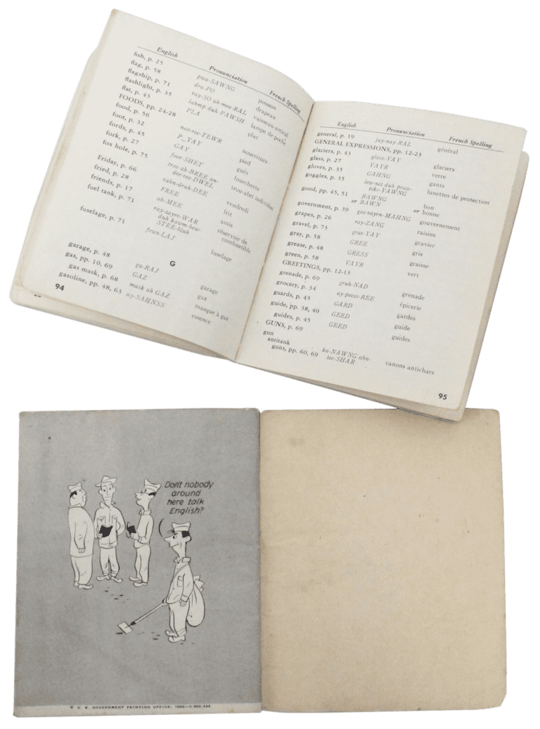 2 BOOKLETS FRENCH BOOK 1943 - Military Classic Memorabilia