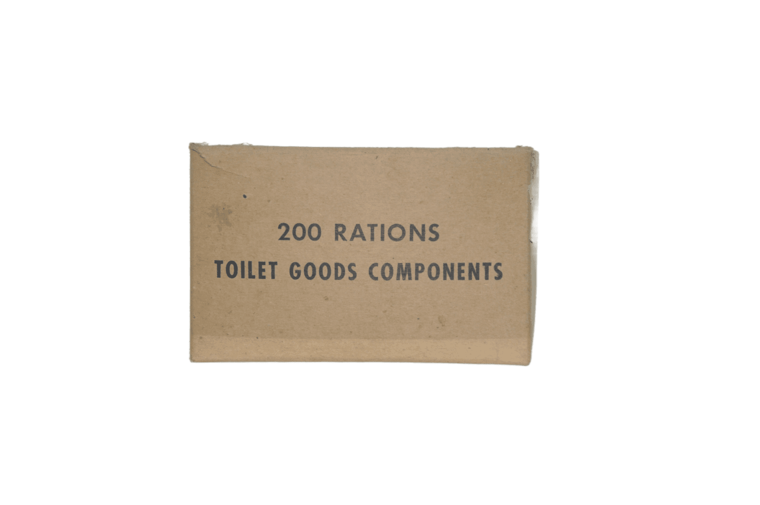 RATION BOX TOILETRIES - US ARMY - Military Classic Memorabilia