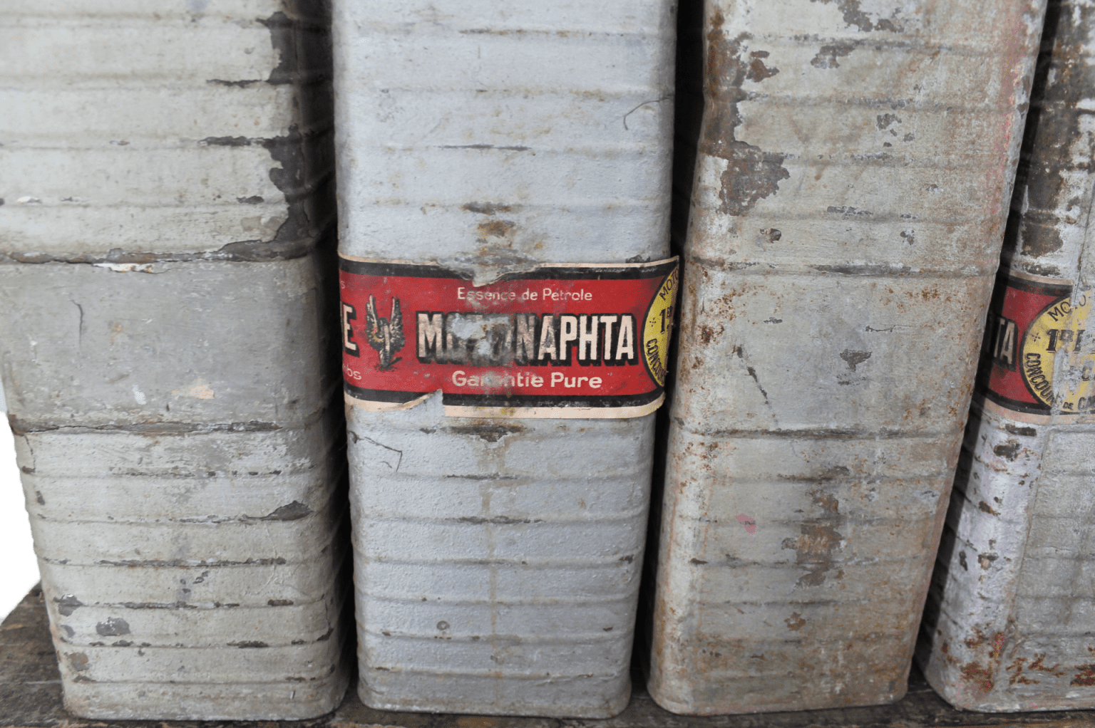 MOTO-NAPHTA GAS TANK & BOTTLES - Military Classic Memorabilia