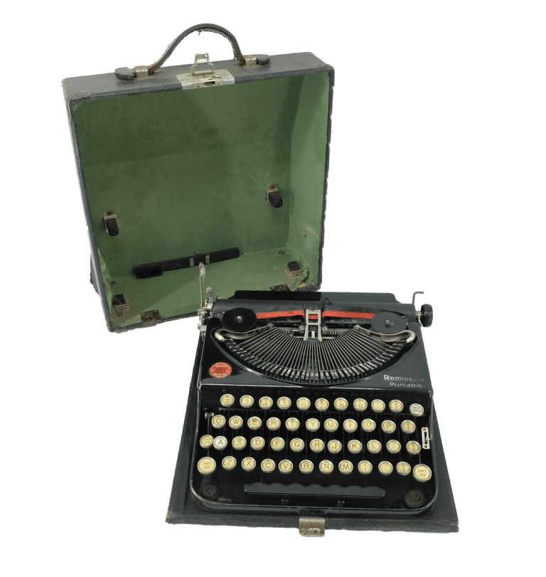 REMINGTON -USA portable typewriter - Military Classic Memorabilia