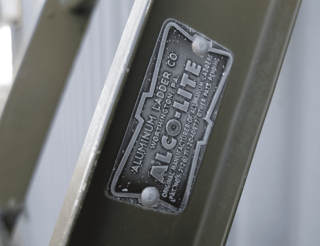 USAAF Bomber ALCO-LITE folding ladder - Military Classic Memorabilia