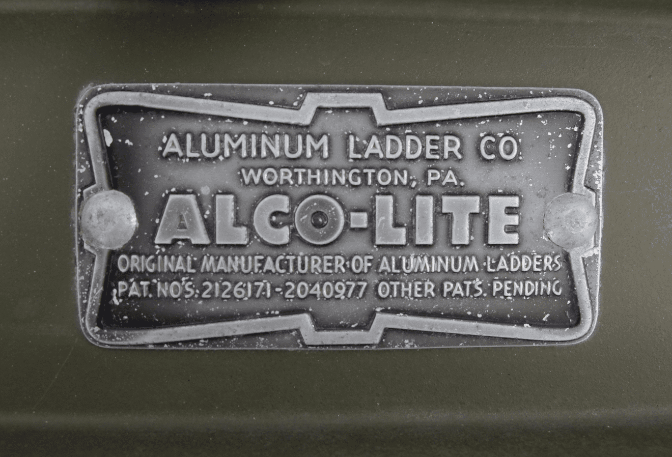 USAAF Bomber ALCO-LITE folding ladder - Military Classic Memorabilia
