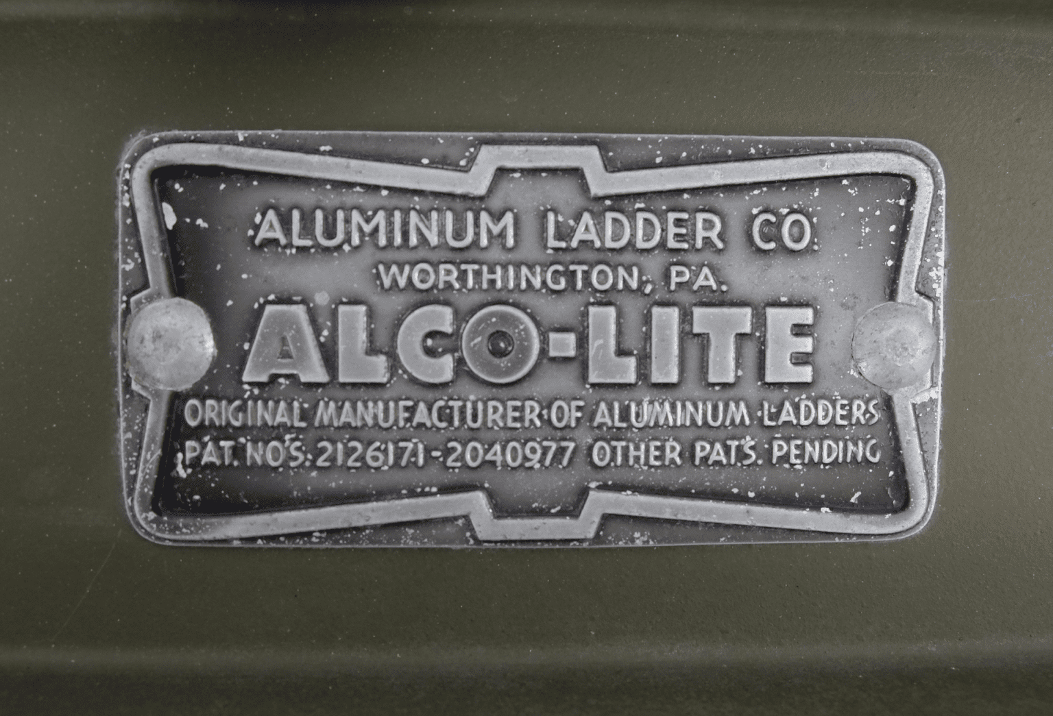 USAAF Bomber ALCO-LITE folding ladder - Military Classic Memorabilia