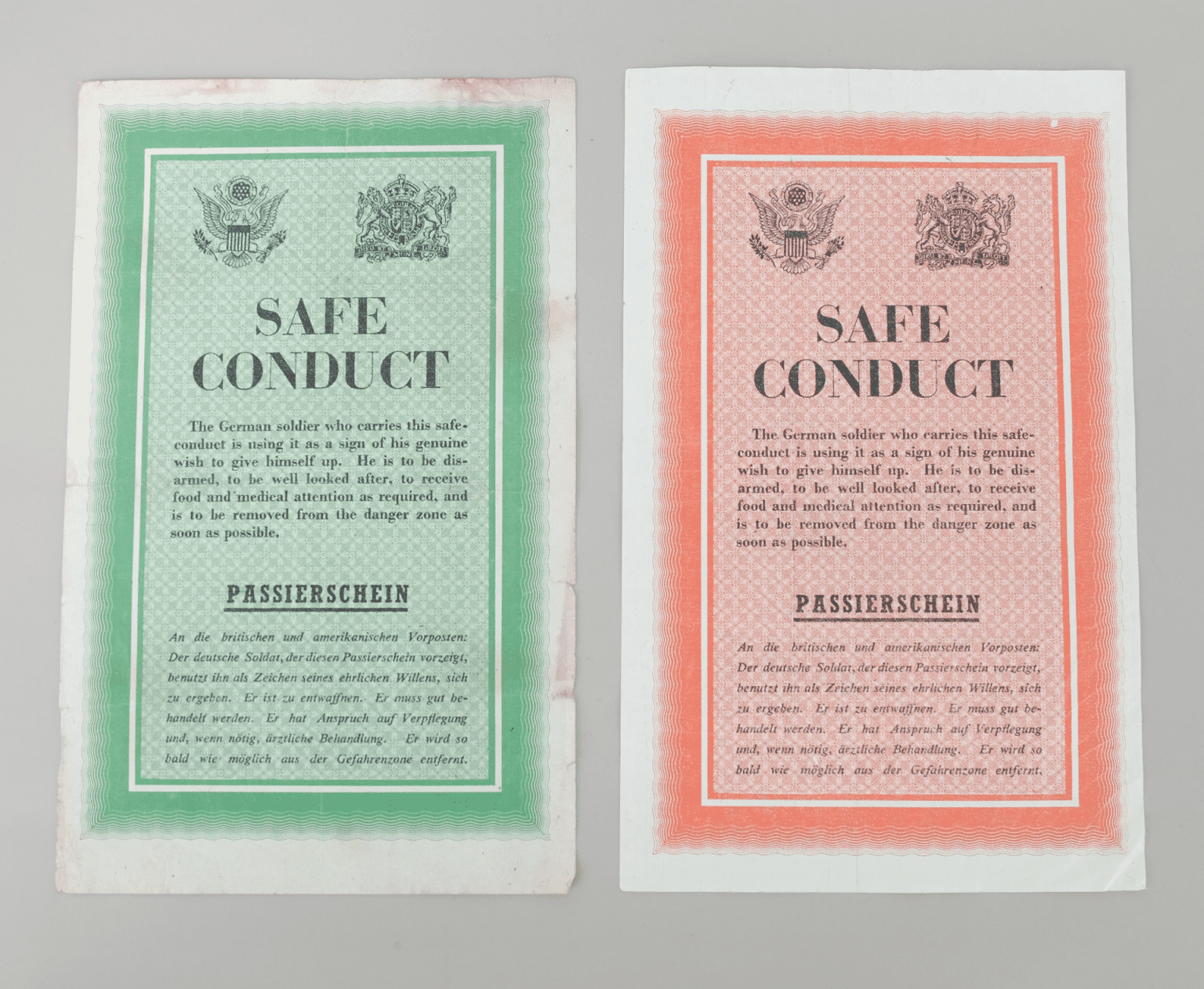 Allied Forces leaflets - Military Classic Memorabilia