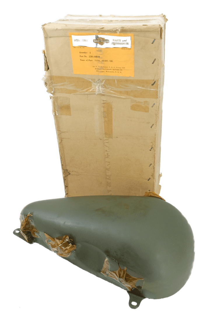 Engine oil tank HARLEY-DAVIDSON WLA - Military Classic Memorabilia