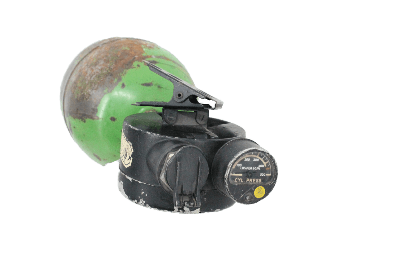 USAAF OXYGEN CYLINDER A-4 - Military Classic Memorabilia