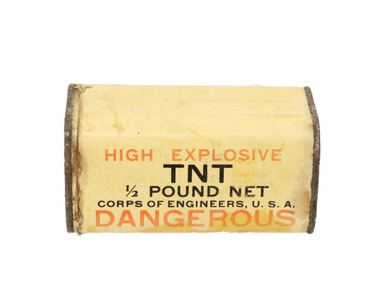 BLOCK TNT 1/2 POUND US ENGINEERS - Military Classic Memorabilia