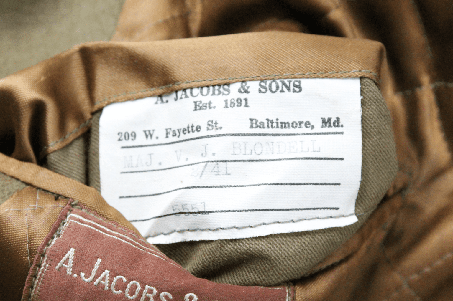 Overcoat of Lt.Colonel V.J BLONDELL - US ARMY - Military Classic ...