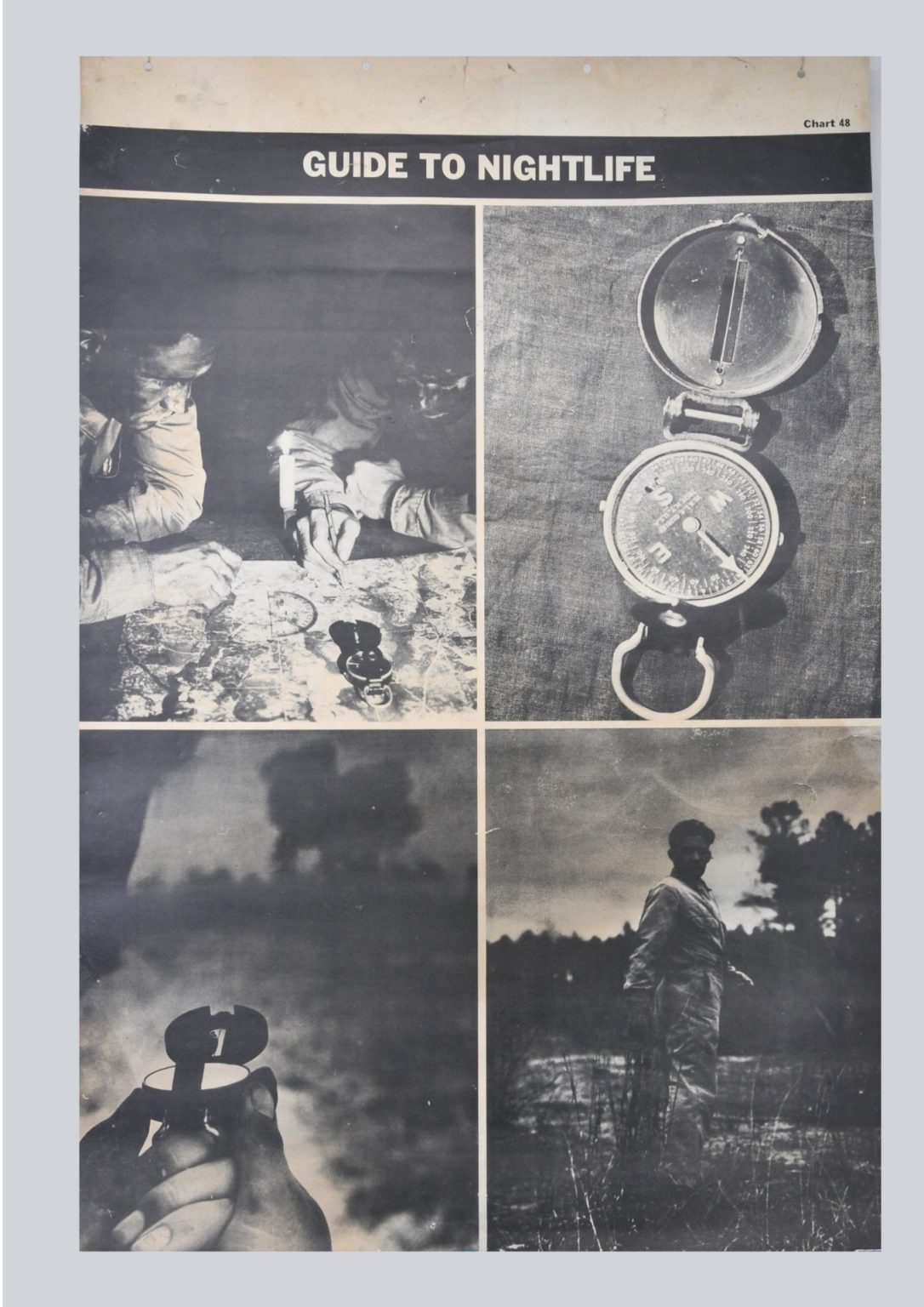 large "chart 49"-US ARMY training poster - Military Classic Memorabilia