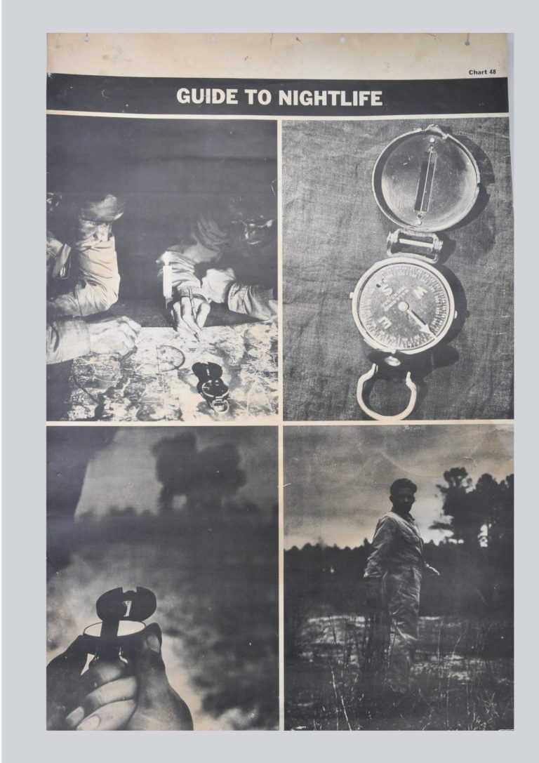 large "chart 49"-US ARMY training poster - Military Classic Memorabilia