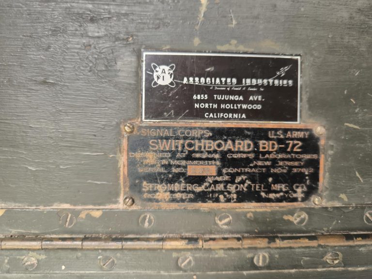 Switchboard BD 72" US signal corps - Military Classic Memorabilia
