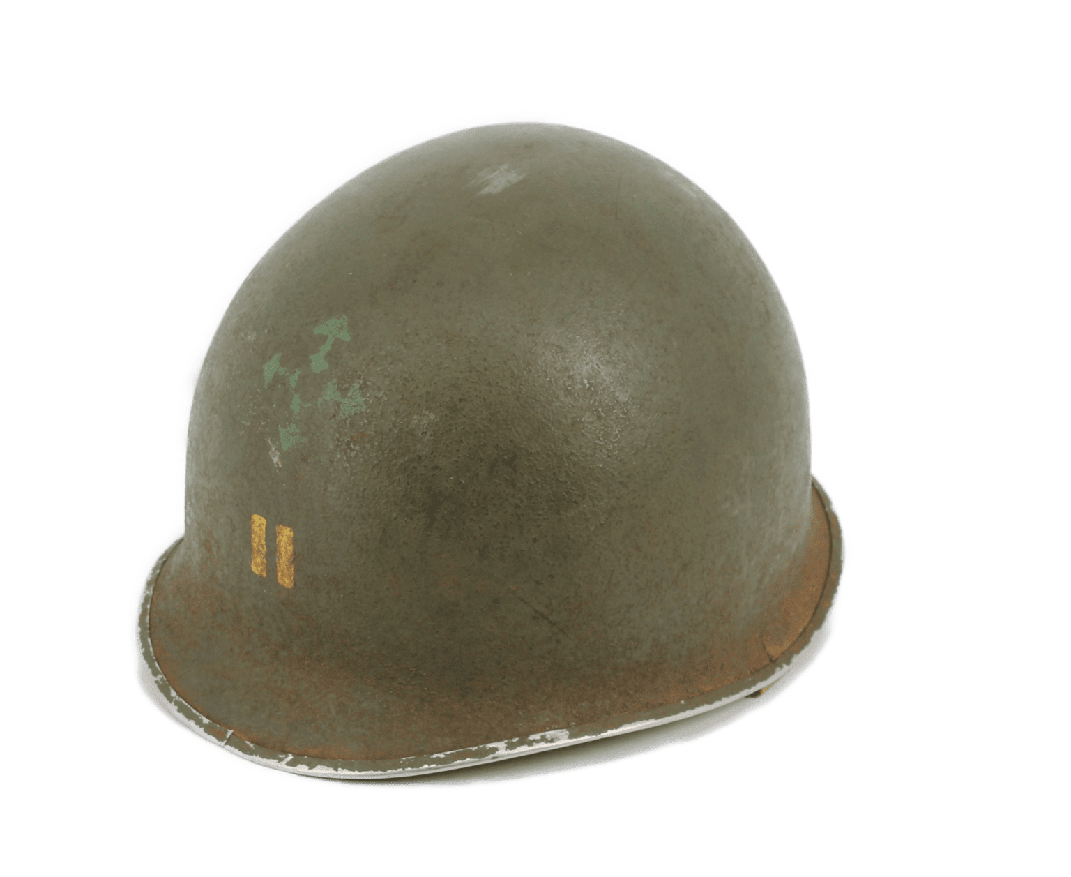 US M1 HELMET 4th INFANTRY DIVISION - Military Classic Memorabilia