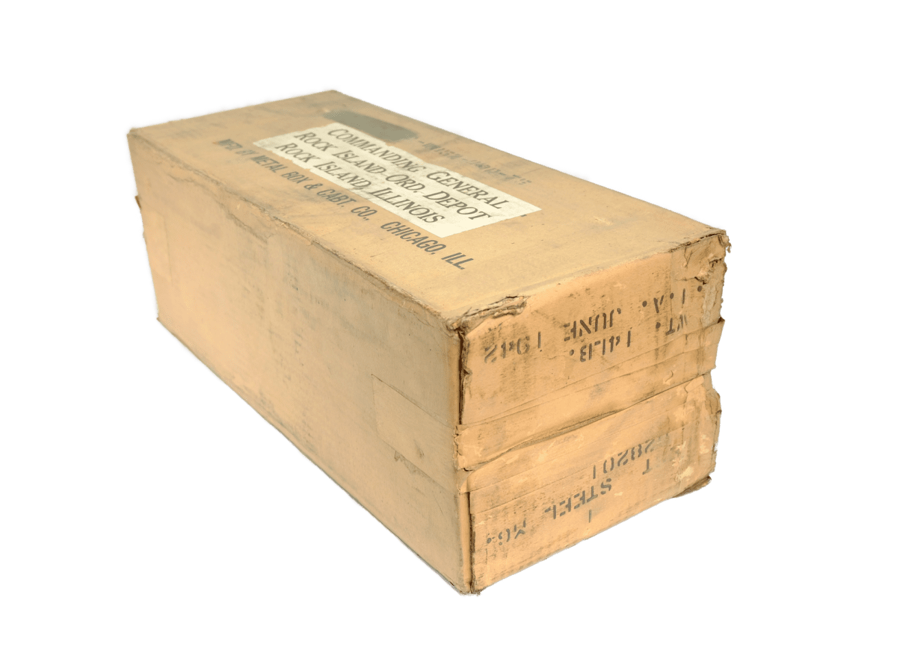 Us M6 tool box in original cardboard -1942 - Military Classic Memorabilia