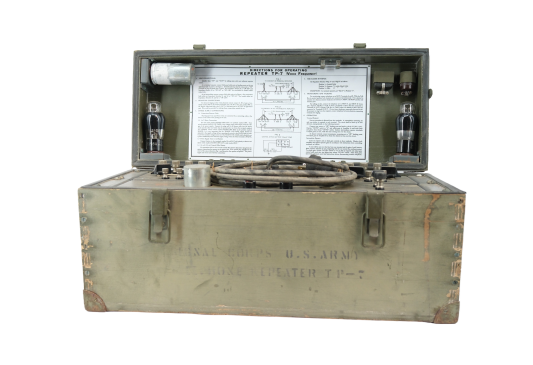 TP 7 US ARMY TELEPHONE REPEATER - Military Classic Memorabilia