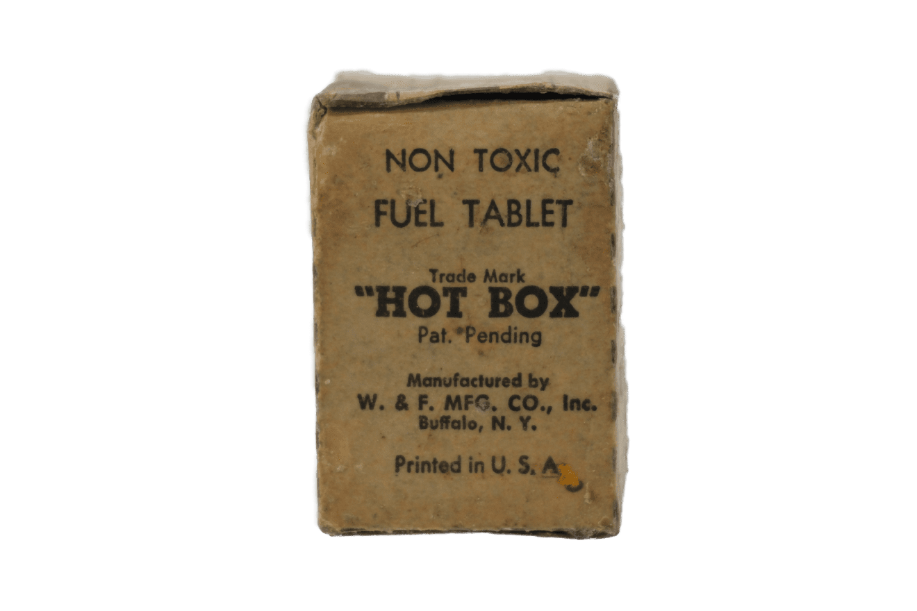 US ARMY "hot box" FUEL TABLET BOX - Military Classic Memorabilia