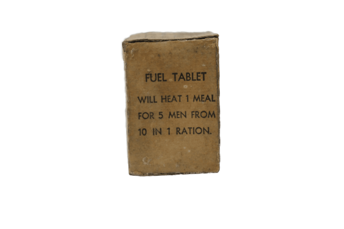 US ARMY "hot box" FUEL TABLET BOX - Military Classic Memorabilia